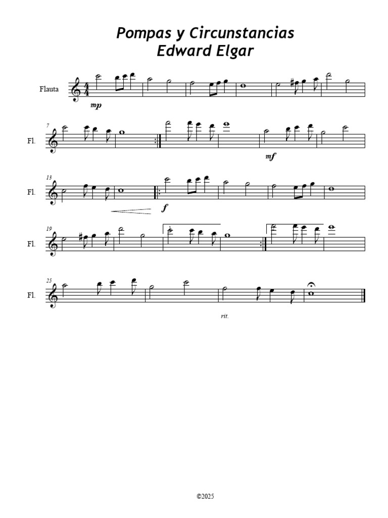 Pompas y Circunstancia | PDF