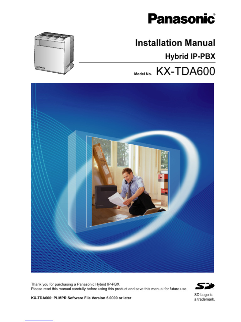 Panasonic KX-TDA600 Installation Guide | PDF | Electrical Connector ...