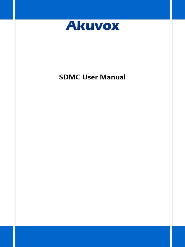 SDMC User Manual: Installation & Configuration | PDF | Computer Network | Ip Address