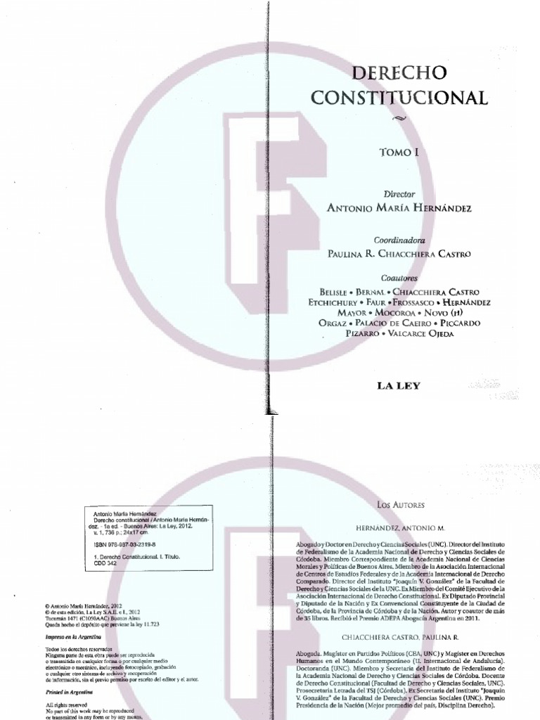 Derecho Constitucional - Cap 1-2 | PDF