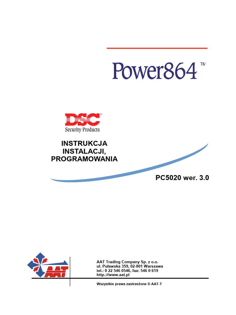 dsc_pc5020_inst_v3_0_1072 | PDF