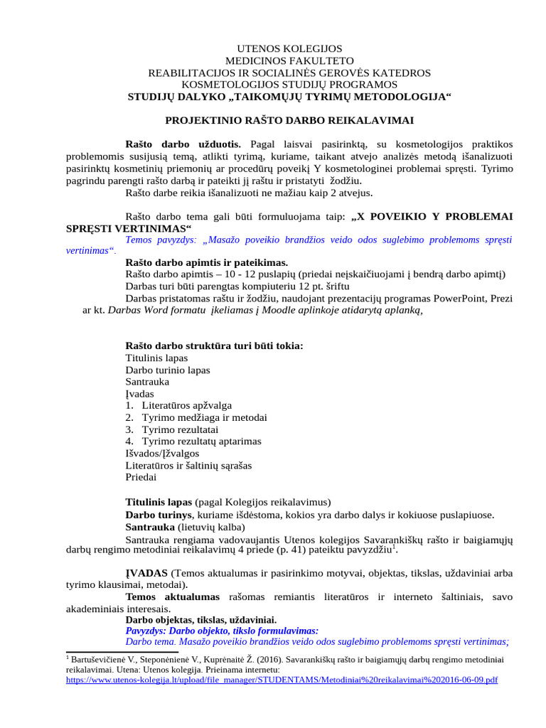 Atvejo Analize Reikalavimai | PDF