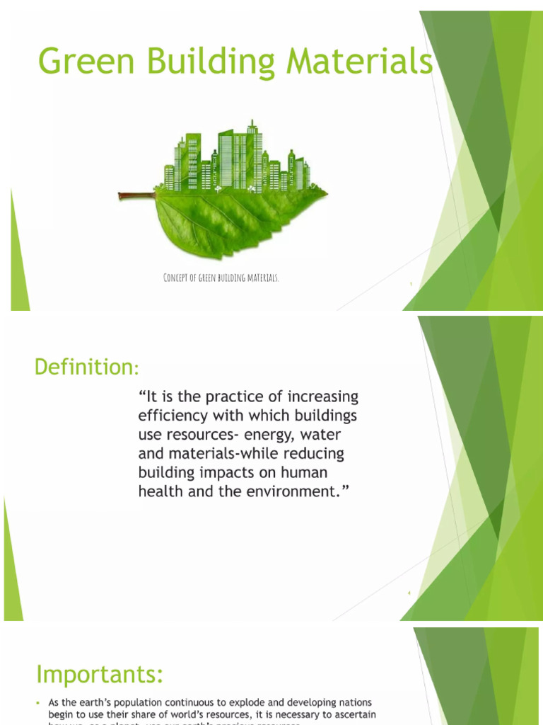 Concept of Green Building | PDF