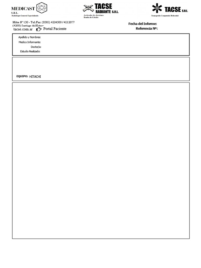 Informe RMN Rodilla Izquierda 2024 | PDF