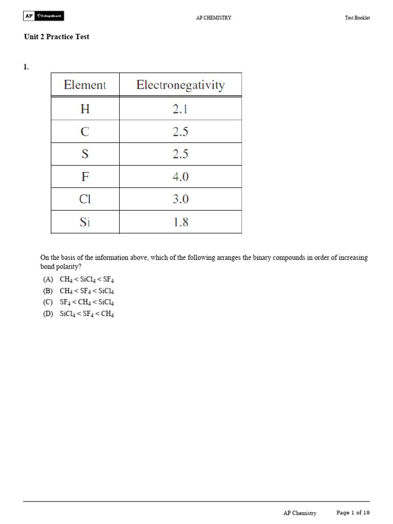 Unit_2_practice_test.pdf | PDF | Chemistry | Physical Sciences