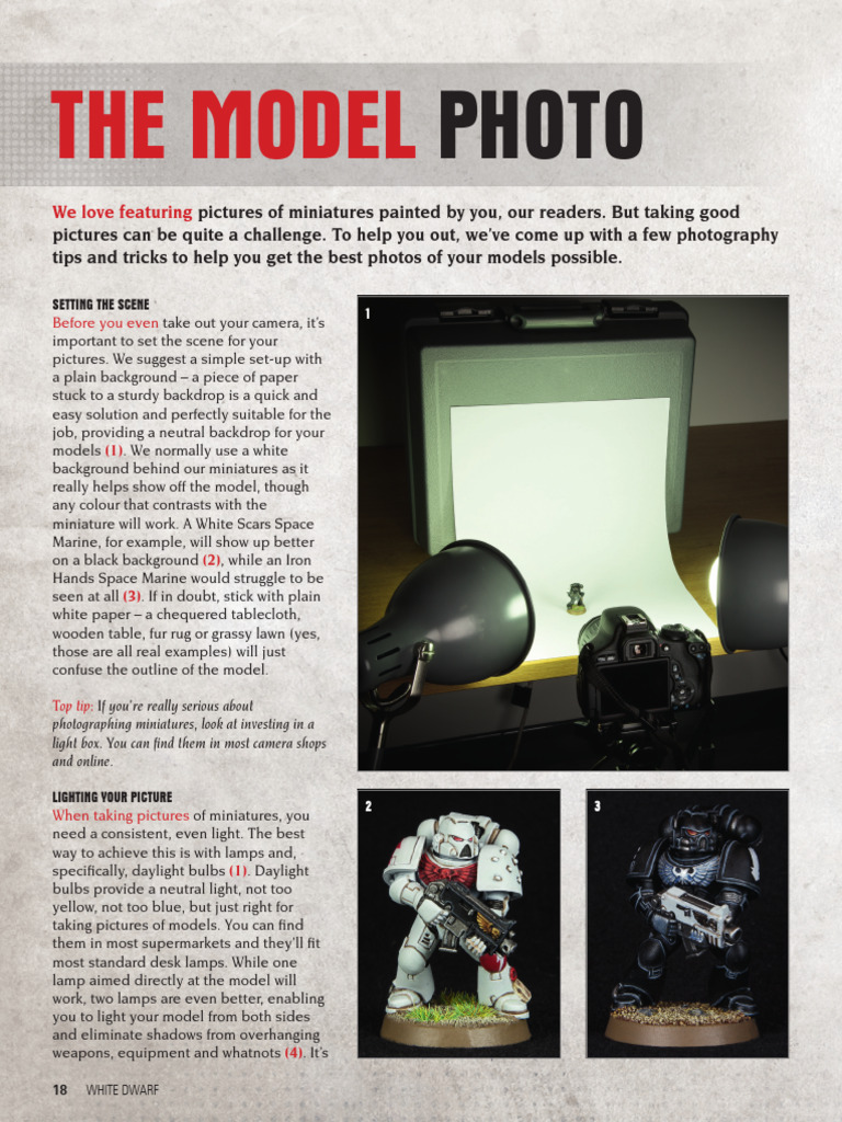 WD How To Photograph Miniatures | PDF | Camera | Shutter Speed