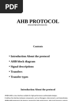 AHB Protocol | PDF | Computer Data | Computer Engineering