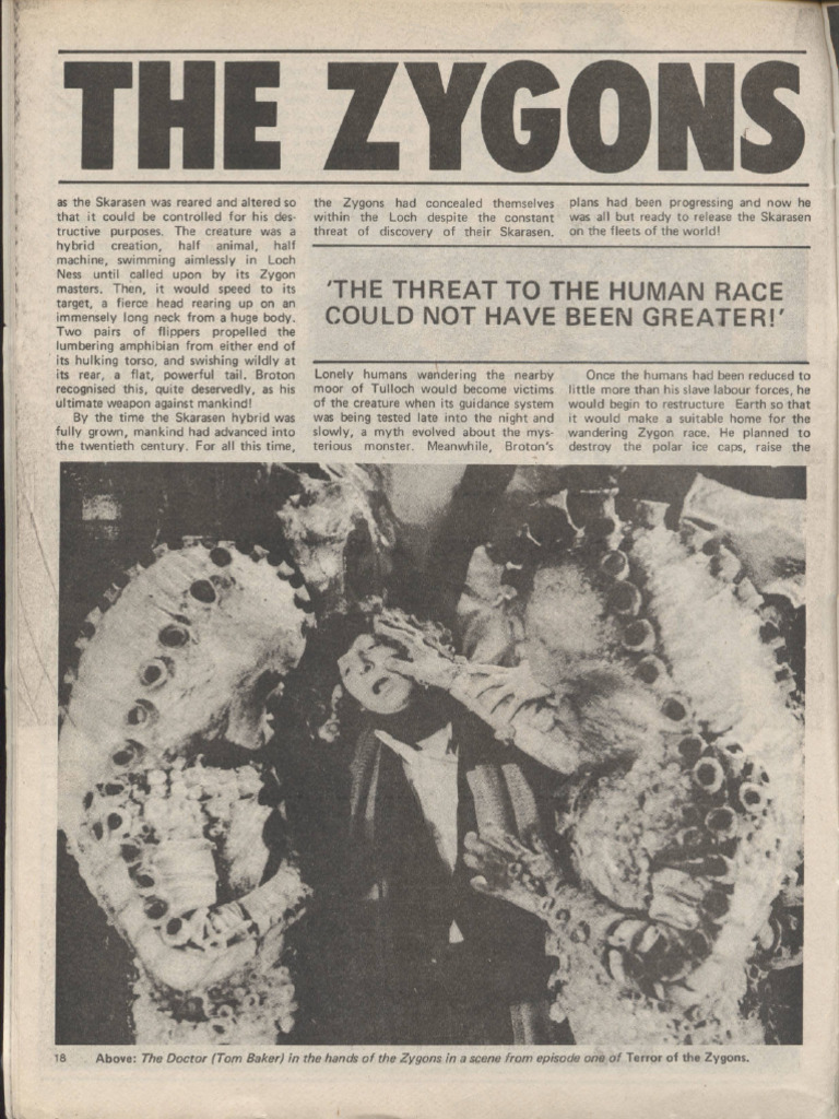 Photo File - The Zygons | PDF