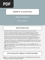 Dement and Kleitman: REM Sleep Study | PDF | Sleep | Rapid Eye Movement ...