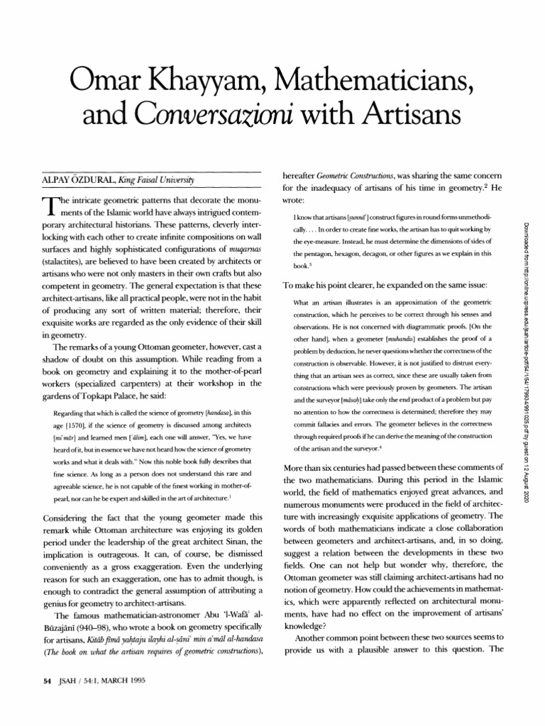 omar khayyam | PDF | Geometry | Mathematical Proof