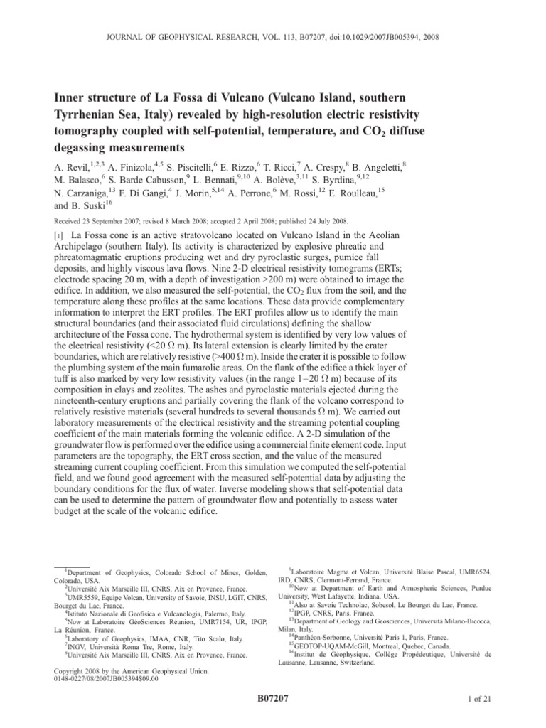 Journal of Geophysical Research Solid Earth - 2008 - Revil - Inner ...