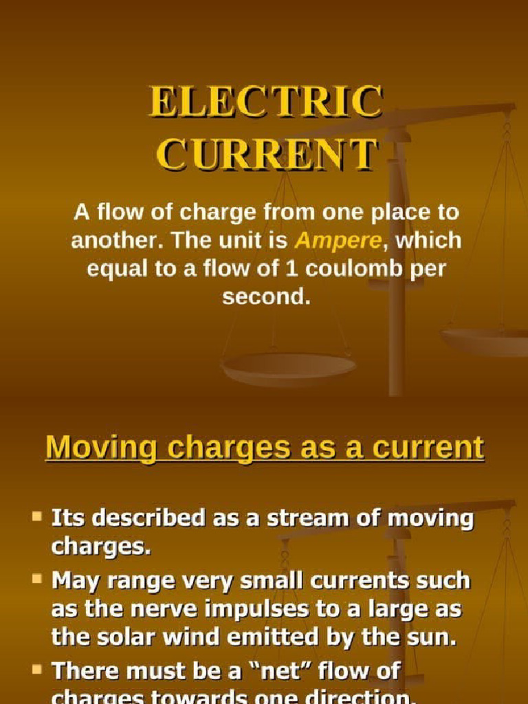 Electric Current | PDF