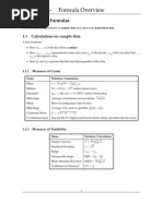 Basic Summation Notation | PDF | Standard Deviation | Errors And Residuals