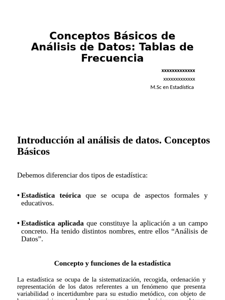Conceptos Basico Estadistica | PDF | Estadísticas | Muestreo (Estadísticas)
