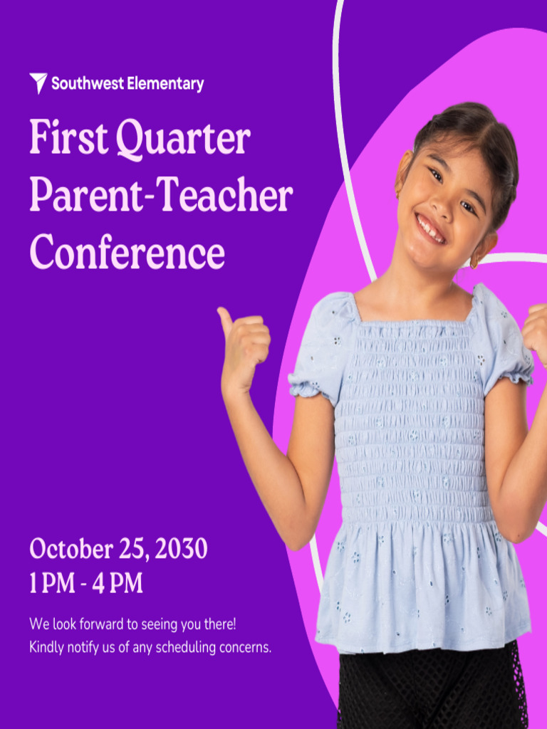 Parent Teacher Conference Classroom Announcement | PDF