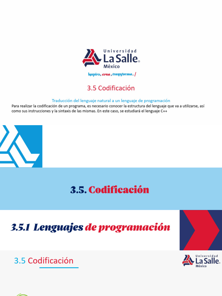 3.5.1 Estructura Del Lenguaje de Programación | PDF | Lenguaje de programación | Variable ...