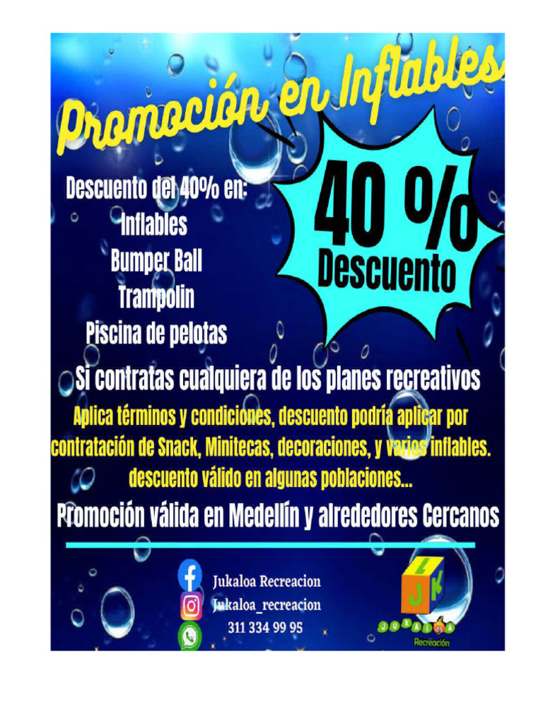 Inflables 2025 Jukaloa | PDF