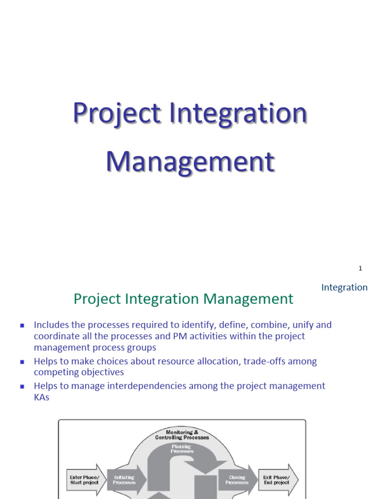 Project Integration Management | PDF | Project Management | Business