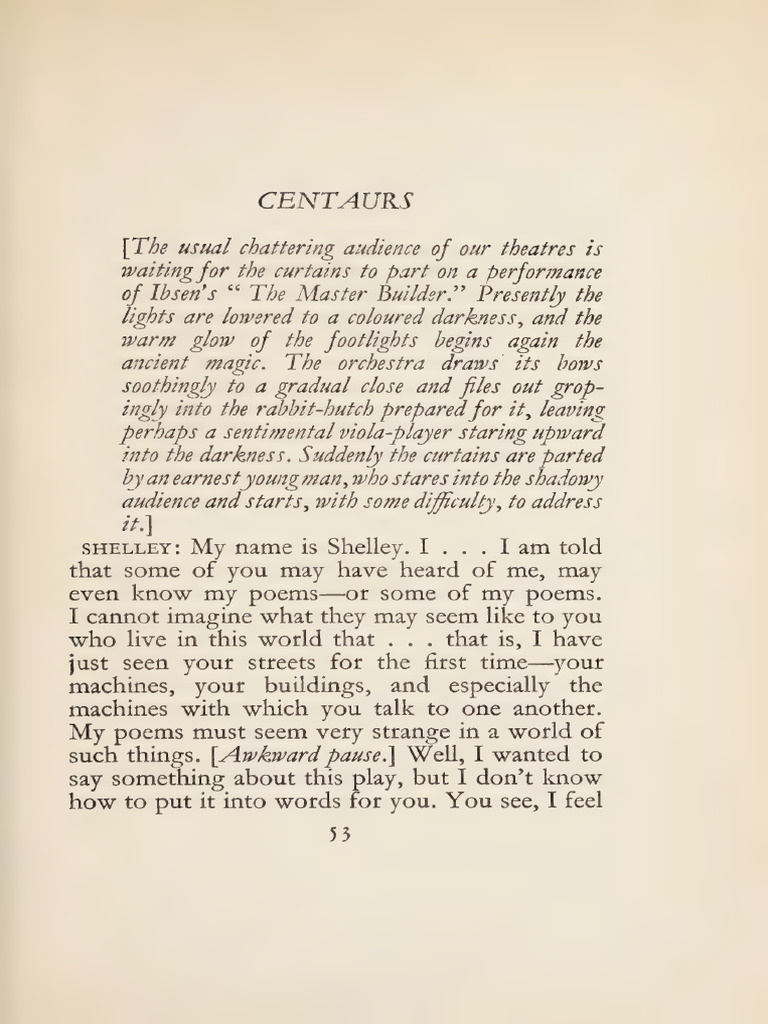 The Death of a Centaur Explained | PDF