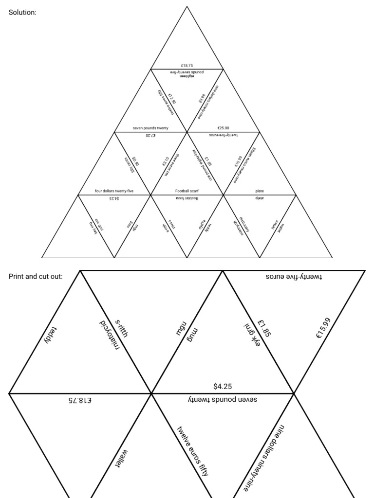 Tarsia 1 | PDF