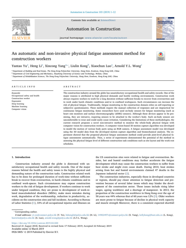 An Automatic and Non Invasive Physical F | PDF | Electromyography ...