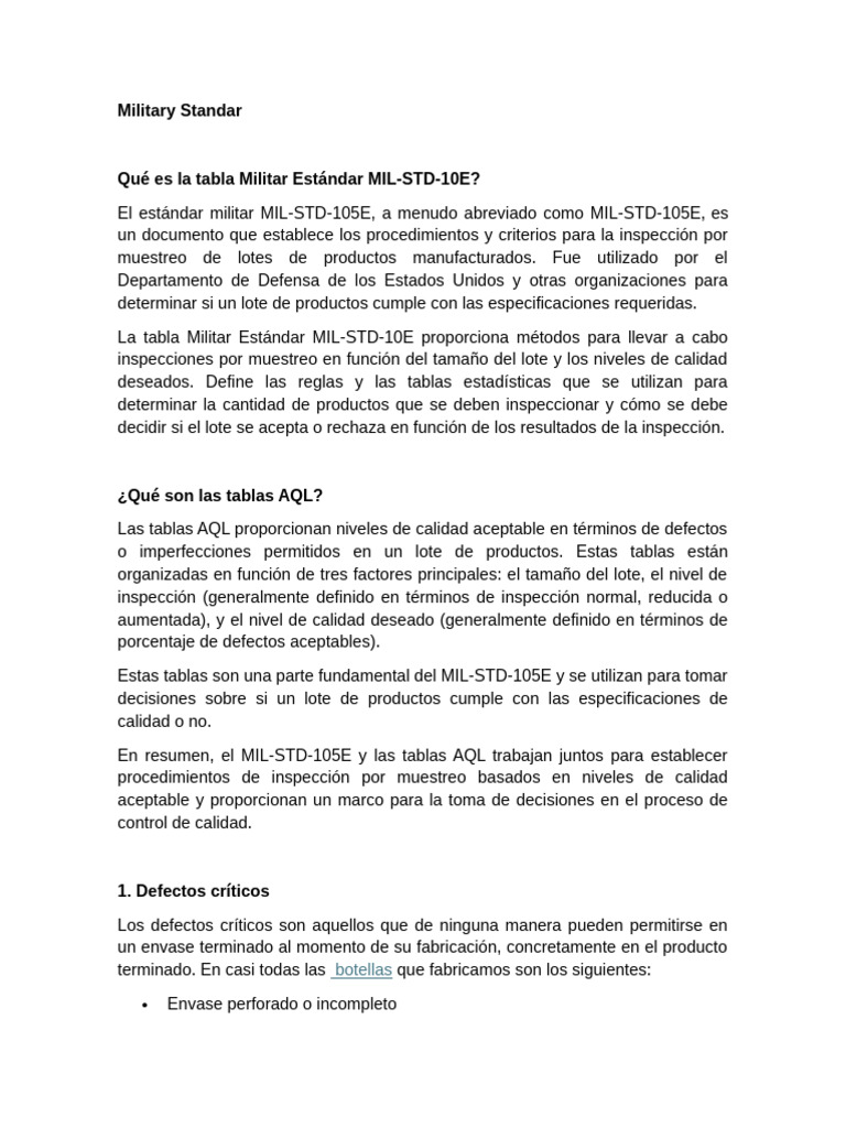 Military Standar | PDF