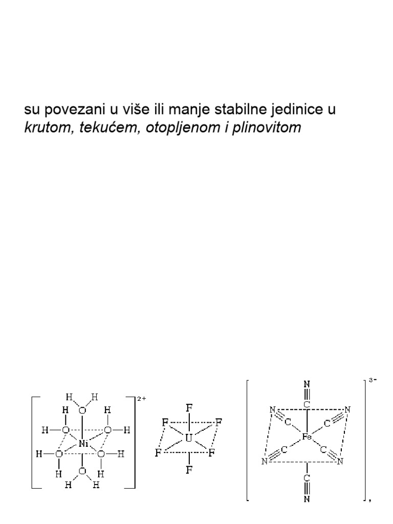 BS-predavanje-19-kompleksni Spojevi - uvod-FARM-14 - 15 | PDF