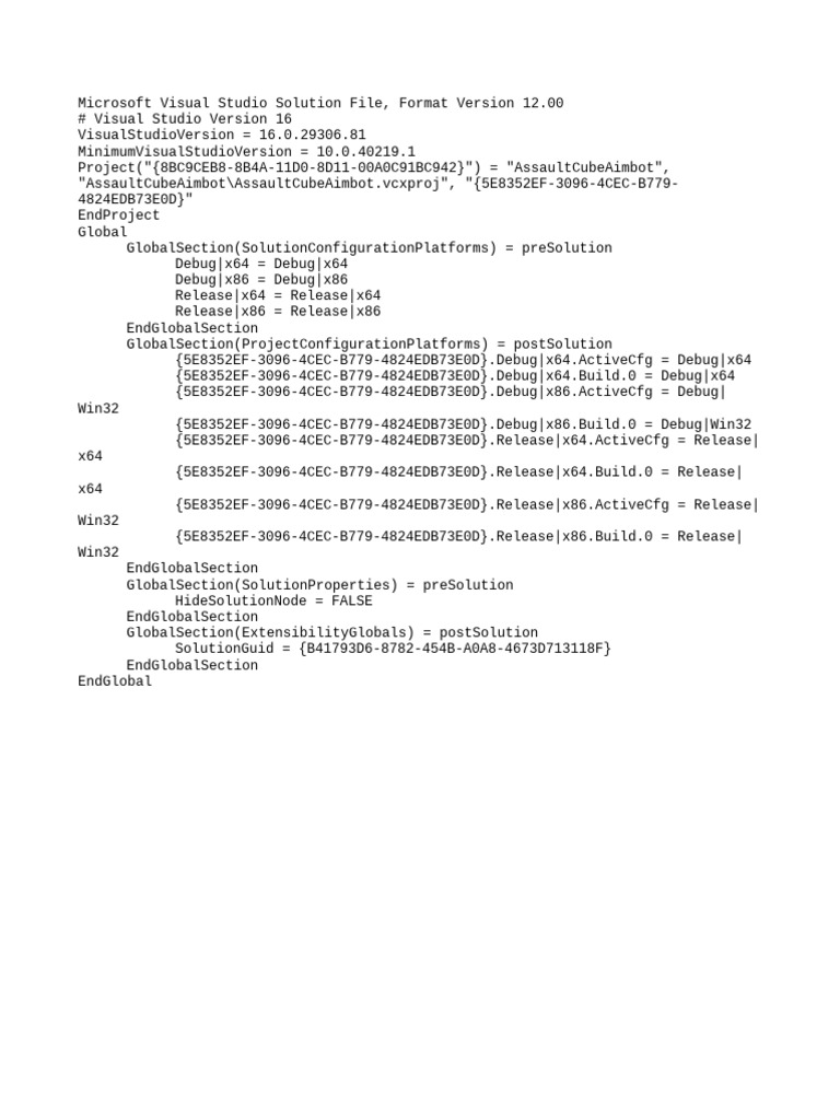 Assault Cube Aimbot | PDF