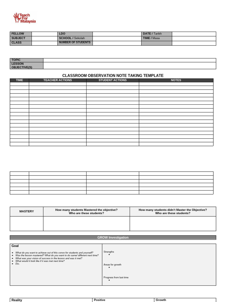 Extended Observation - Sample 2 | PDF