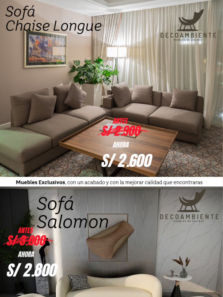 Catalogo de Muebles - Sofas | PDF | Tapicería | Mueble