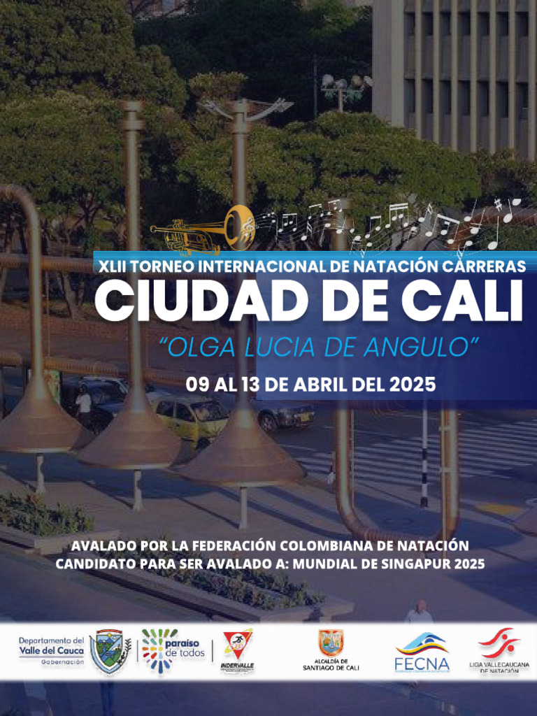 Torneo Olga Lucía de Ángulo 2025 | PDF | Nadando | Deportes acuáticos