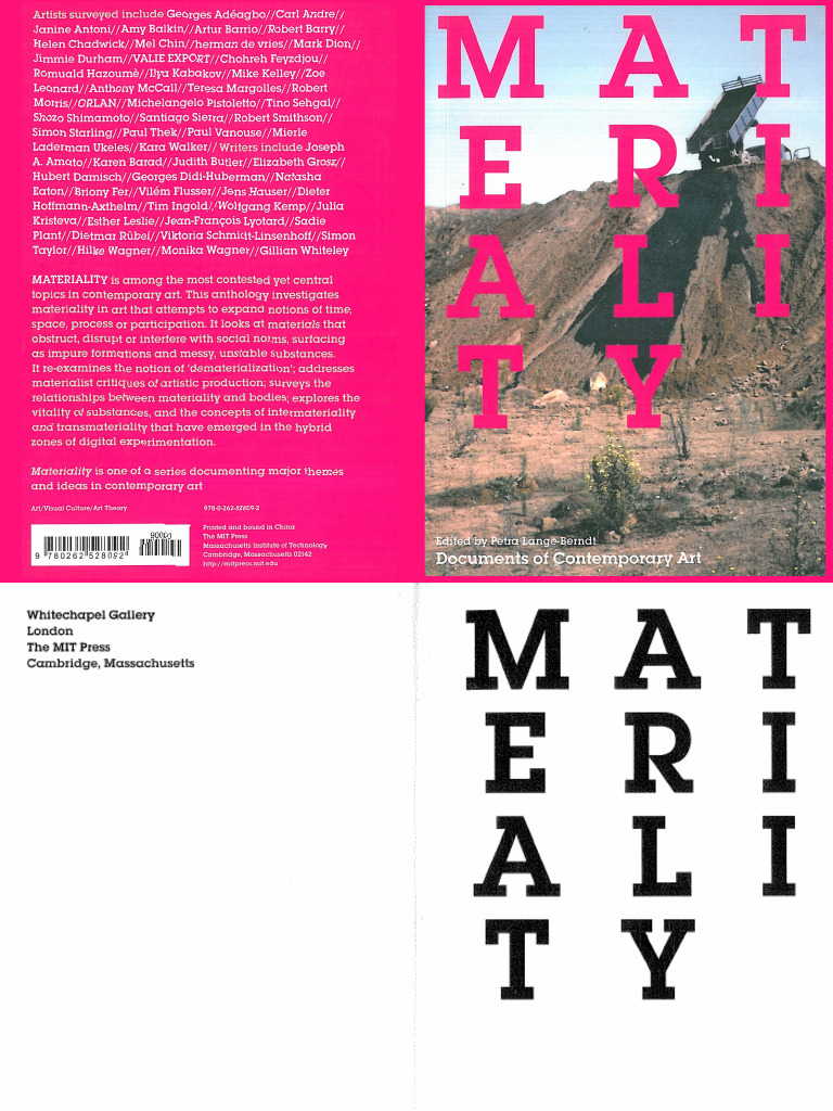 Materiality - Petra Lange-Berndt | PDF
