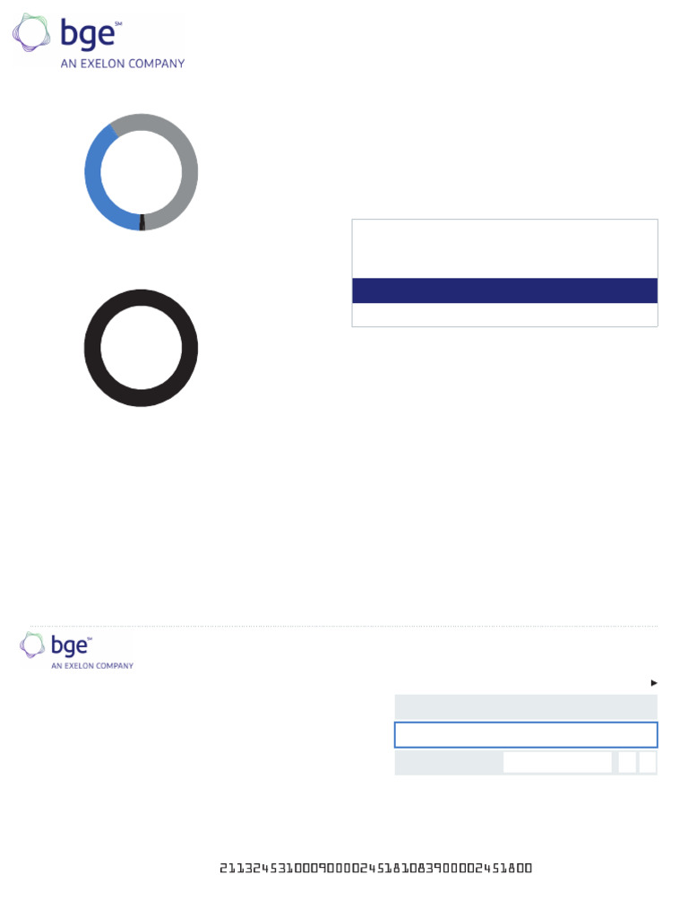 BGE Bill Summary and Payment Details | PDF