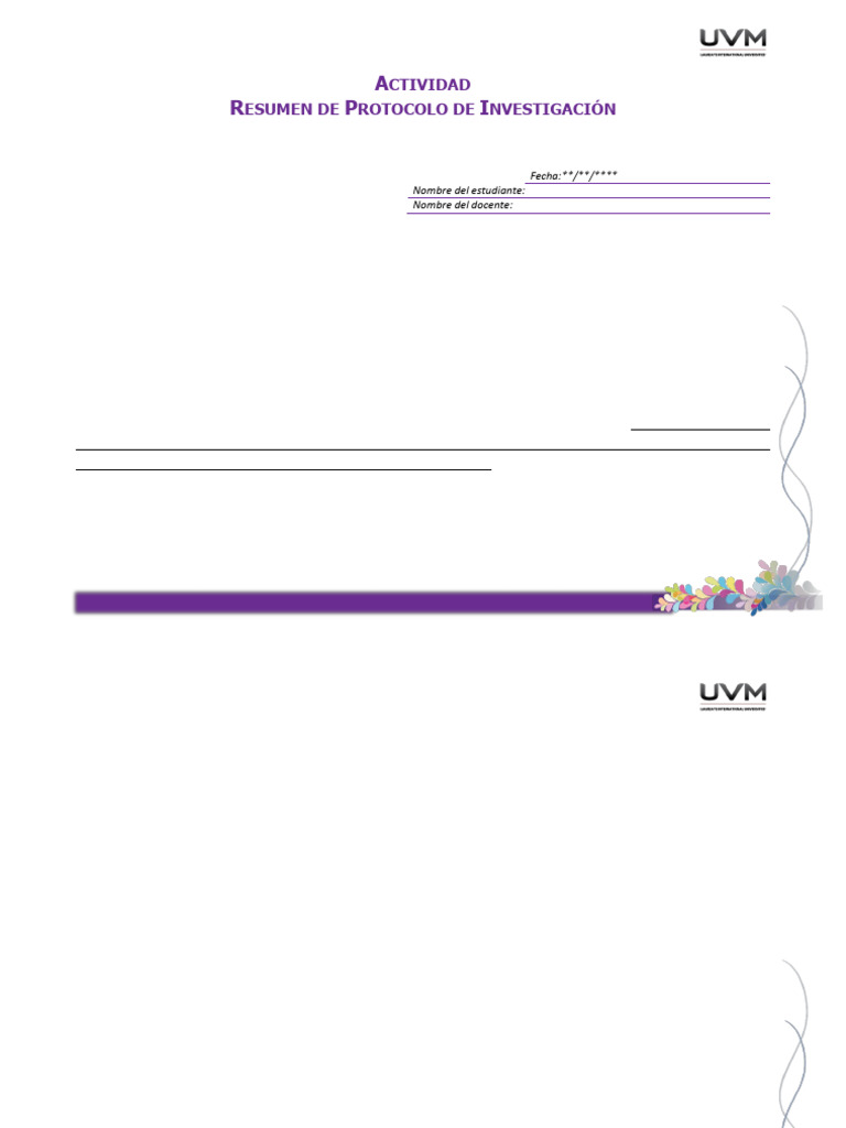 U1 - Actividad - Resumen Protocolo de Investigación | PDF | edificio | Diseño
