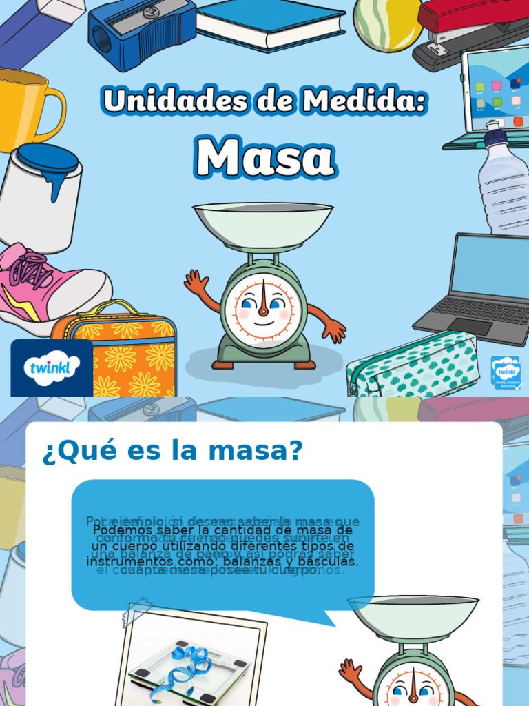 Unidades de Medida La Masa Ver 2 | PDF