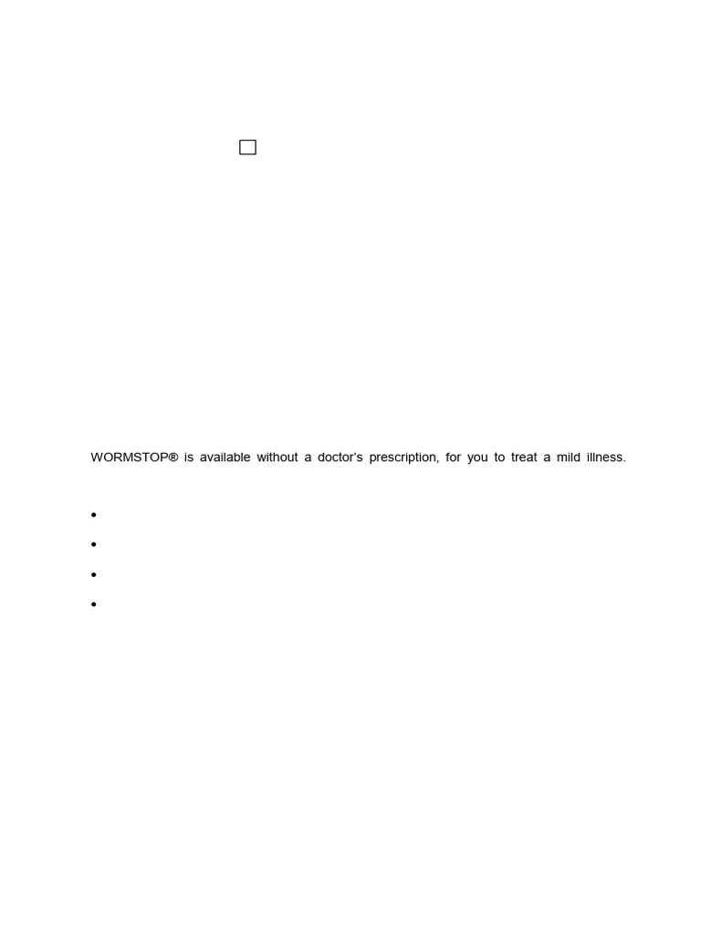 Pil Clean Wormstop-100-Suspension | PDF | Tablet (Pharmacy) | Dose ...