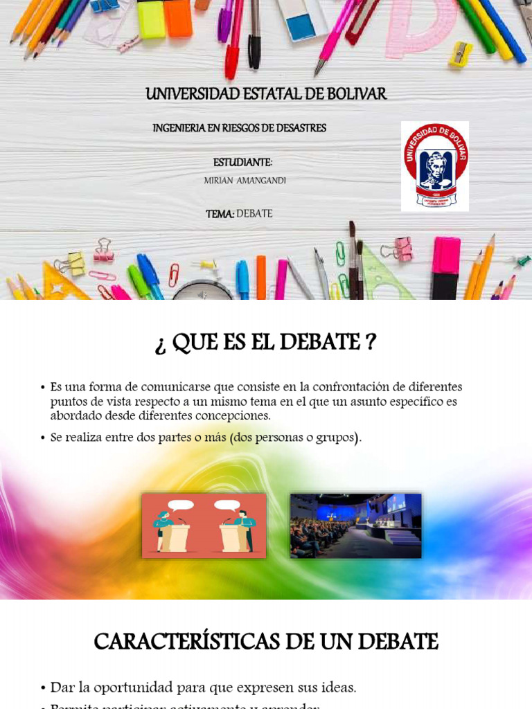 Elementos y Tipos de Debate | PDF