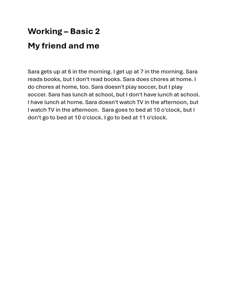 Working Basic 2 | PDF