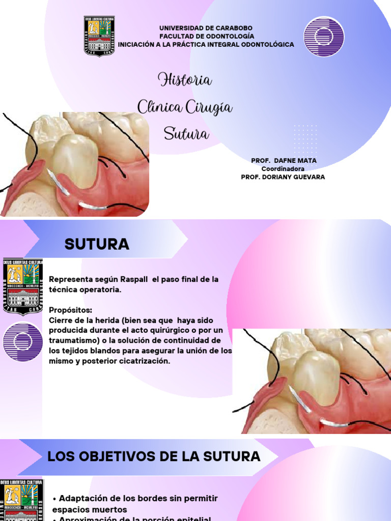 Clase de Sutura | PDF | Sutura Quirúrgica