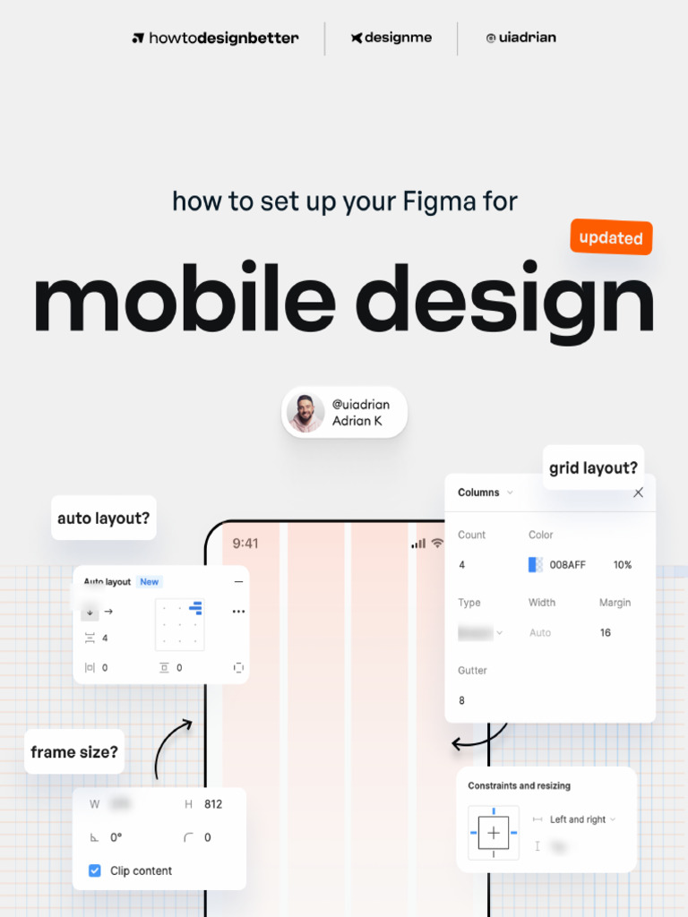 How To Setup Your Figma For Mobile Design | PDF