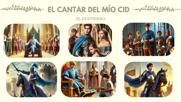 Destierro en El Cantar del Mío Cid | PDF