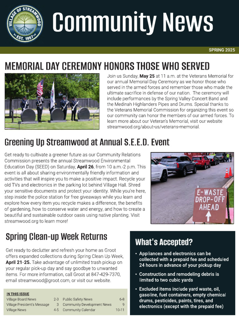 Community News, Spring 2025 | PDF