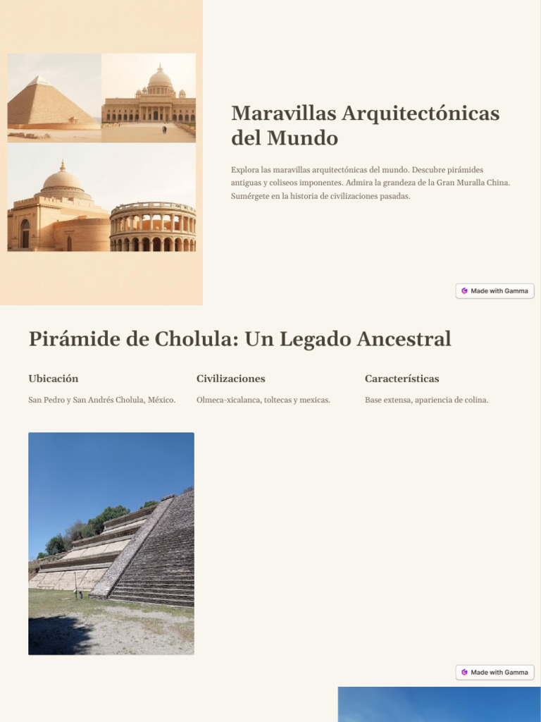 Maravillas Arquitectónicas del Mundo | PDF