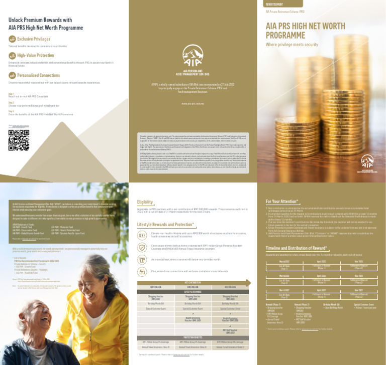 AIA PRS HNW Programme Brochure v2 | PDF | Investing | Investment Management