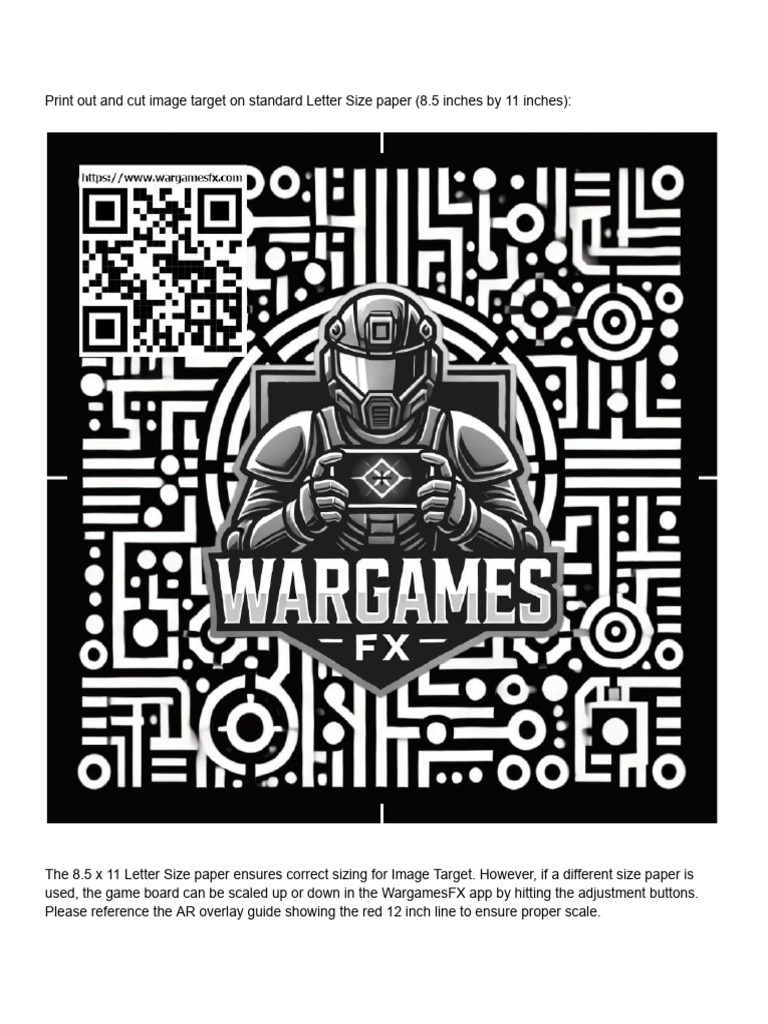 Image Target Sizing for WargamesFX | PDF