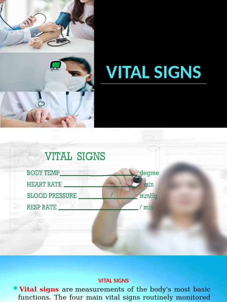 Understanding Vital Signs and Temperature | PDF | Pulse | Breathing