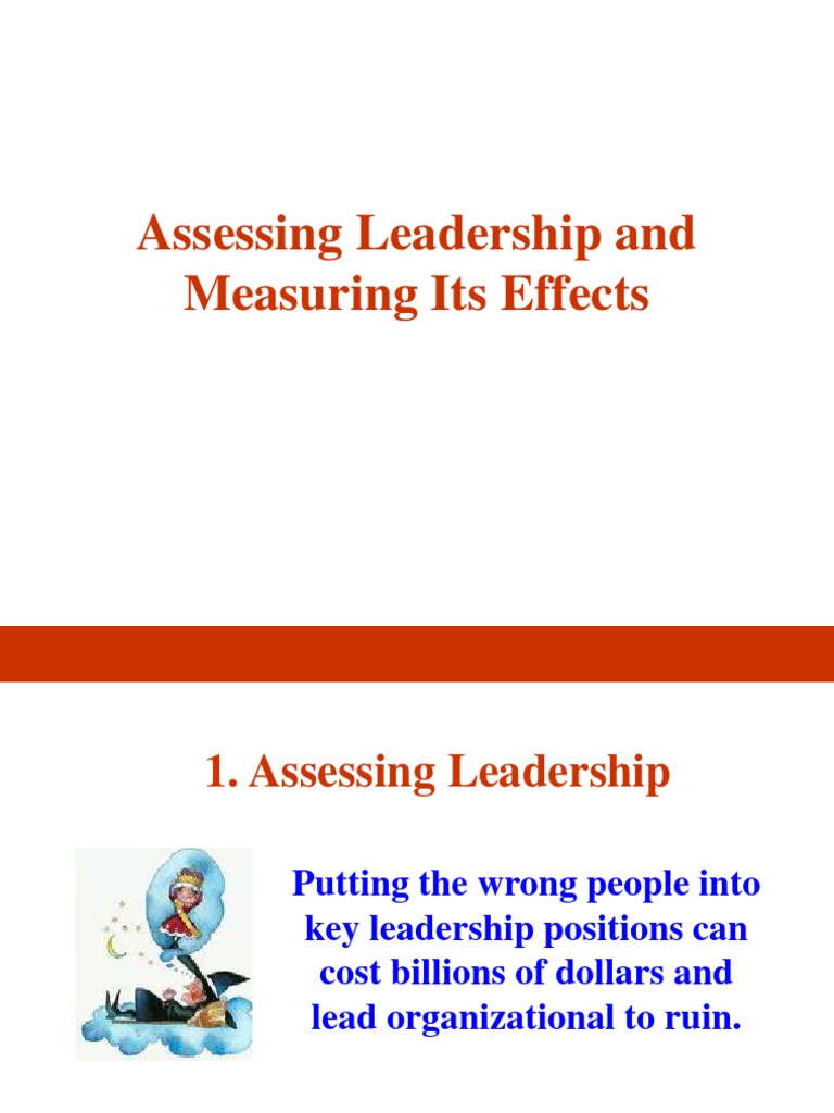 Leadership Assessment and Measurement Guide | PDF | Leadership ...