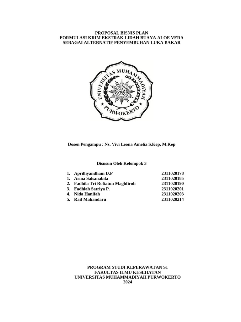 PROPOSAL KWU SEMESTER 4-1 | PDF