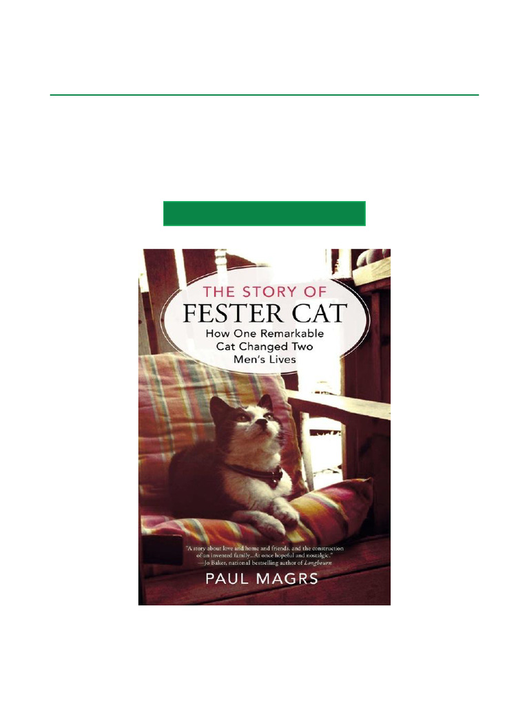 Deep Dive The Story of Fester Cat How One Remarkable Cat Changed Two ...