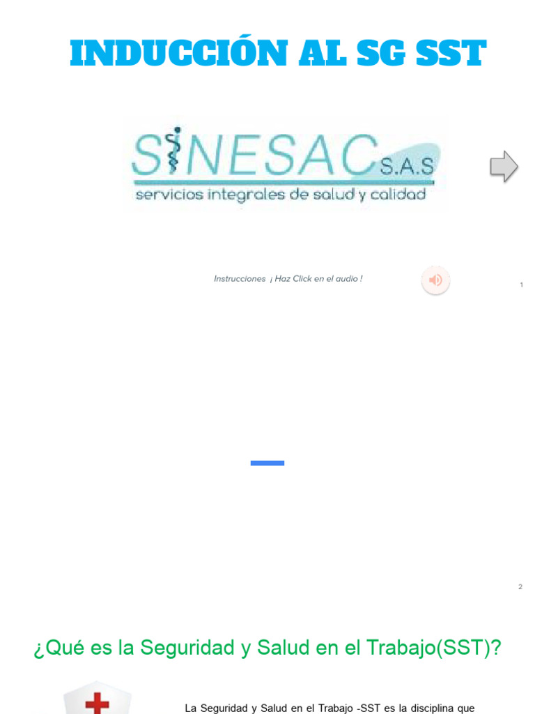 Induccion SG-SST Empleados | PDF